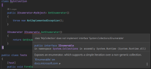 Foreach, IEnumerable and IEnumerator in C# | Blog - YUMASOFT